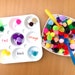 A Pom-pom Color Sorting Sensory Activity for Young Children, Small ...