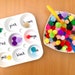 A Pom-pom Color Sorting Sensory Activity for Young Children, Small ...