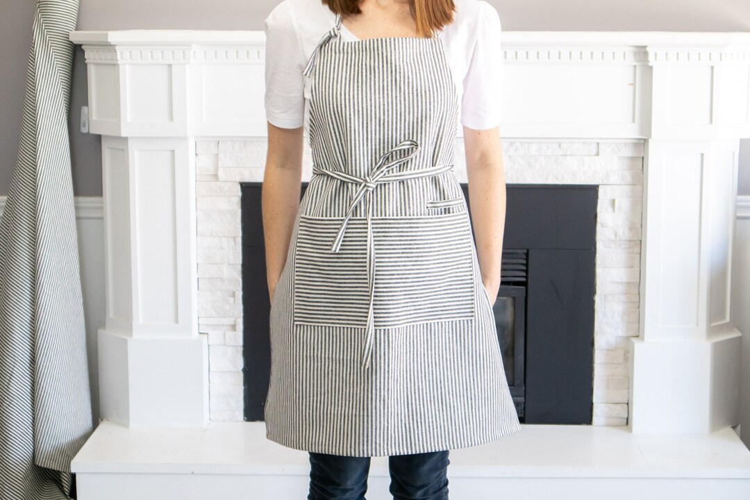 Eco-friendly Classic Kitchen Apron | Made in Canada | Hemp & Certified ...