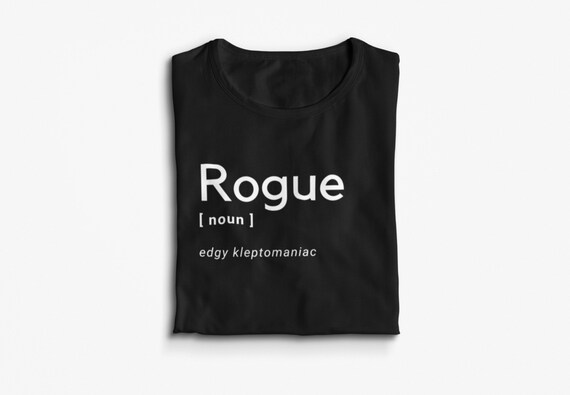 Dnd Shirt Rogue Class Definition - Etsy
