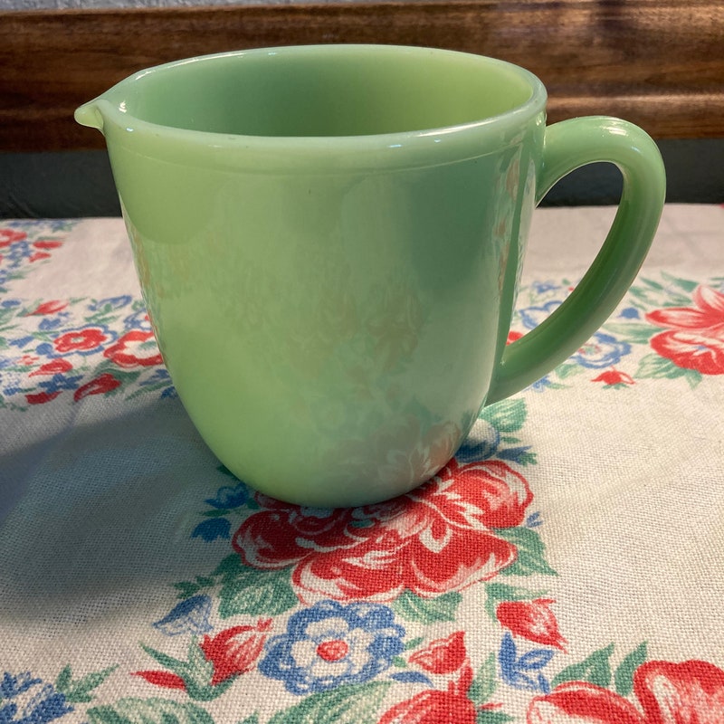Jadeite Pitcher - Etsy