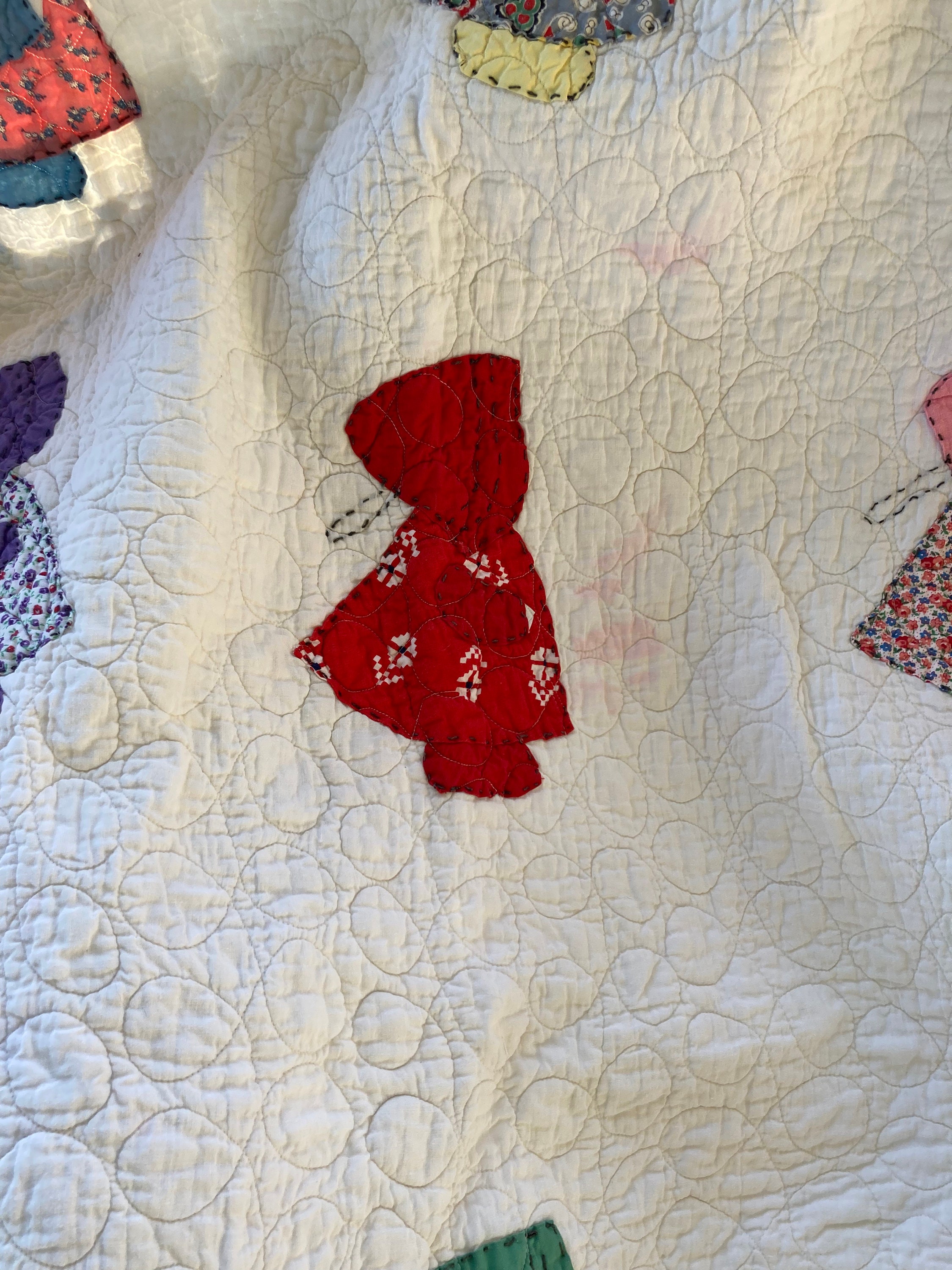 1930s Print Sun Bonnet Sue Quilt - Etsy