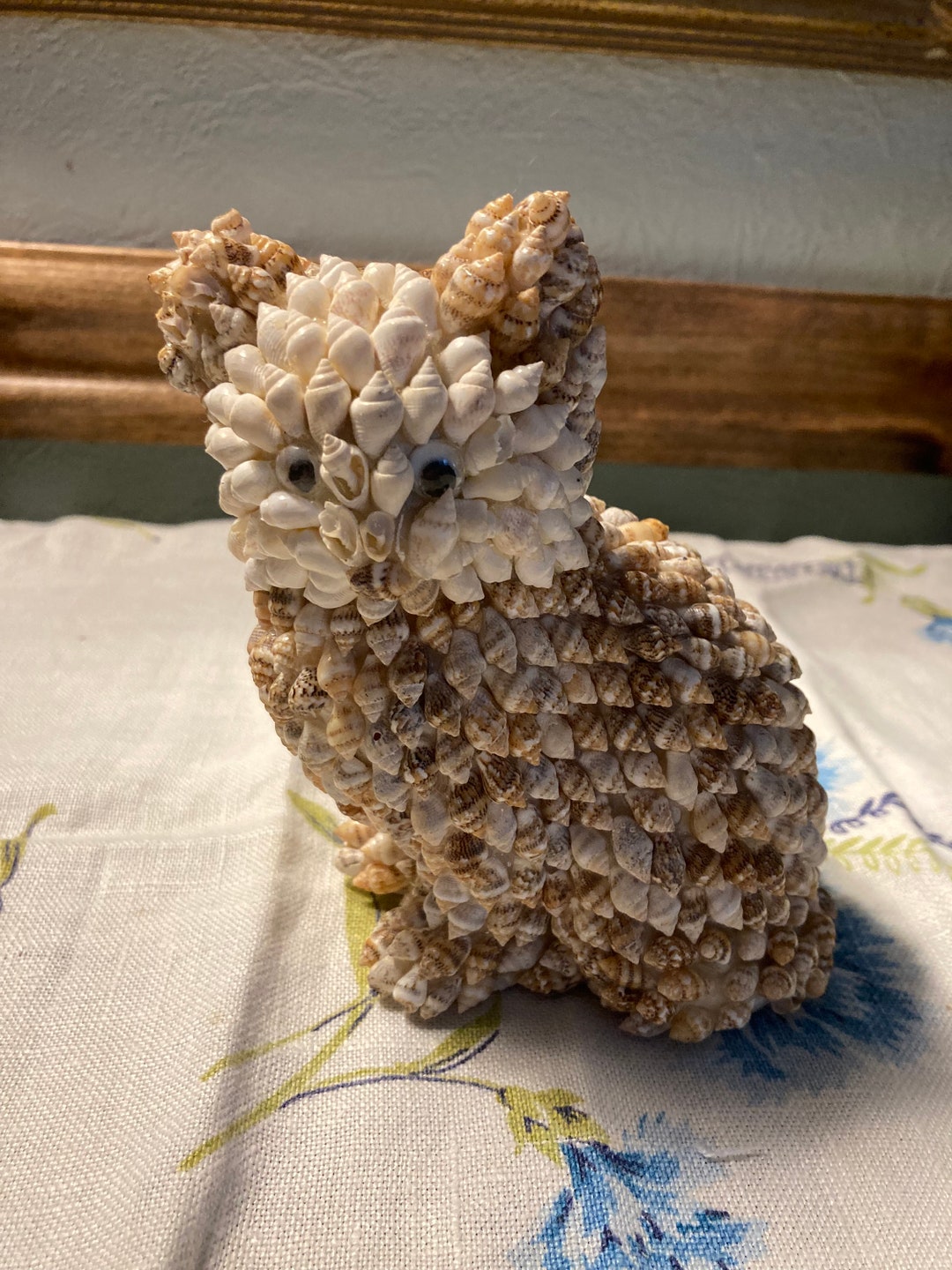 Vintage Seashell Cat - Etsy