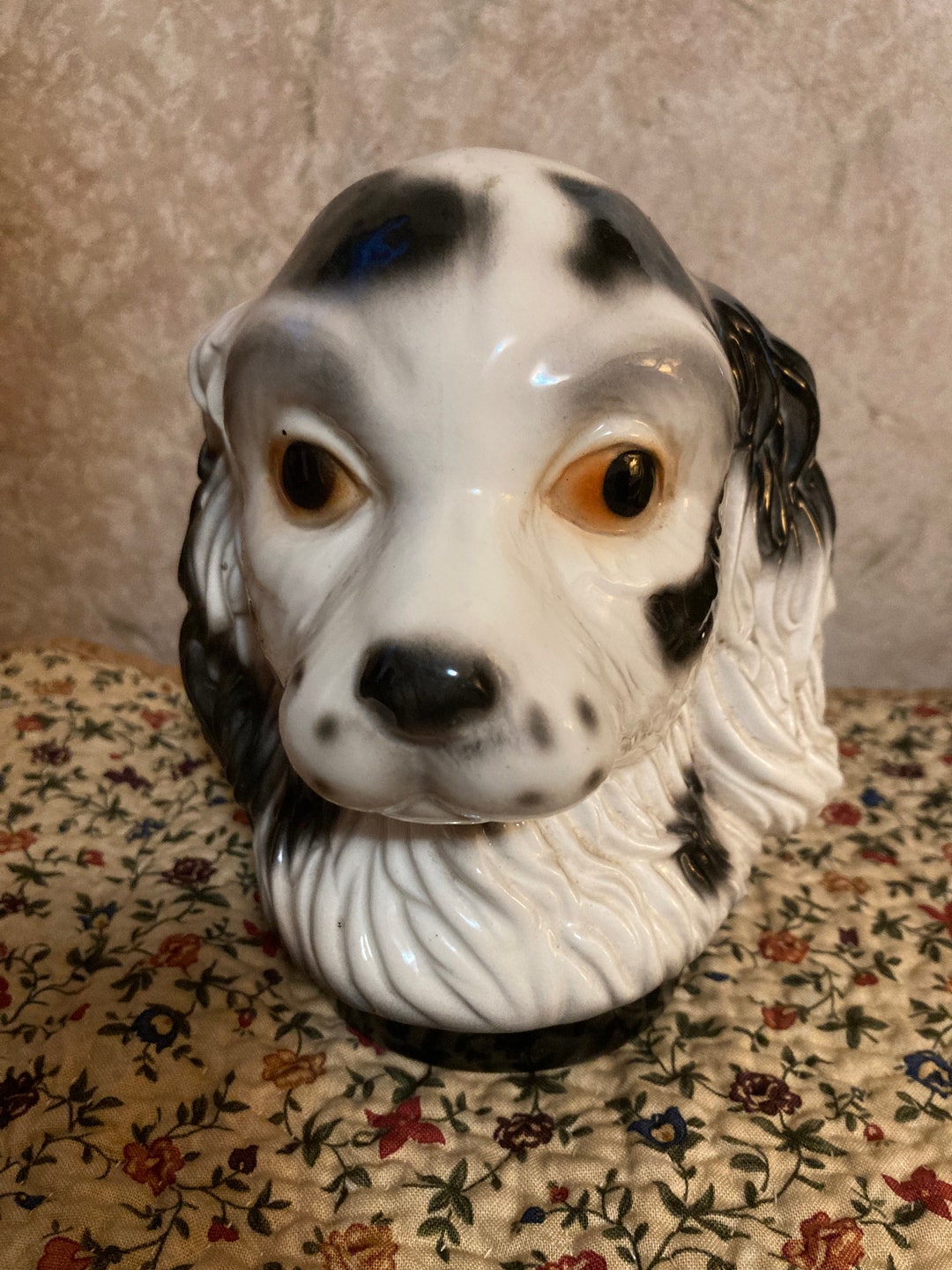 Vintage Cocker Spaniel Planter - Etsy