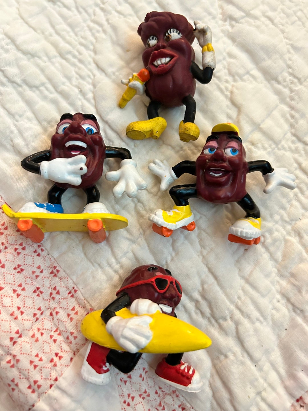 Hardee’s California Raisin Figurines These Were in the Given Out in ...