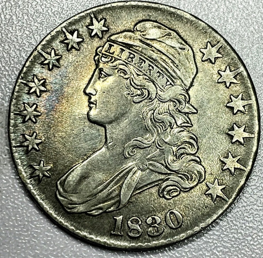 1830 Capped Bust Half Dollar. - Etsy
