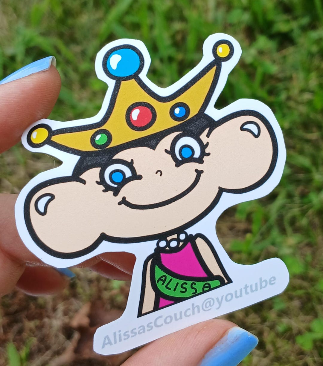 Hand Cut Alissa Crown Stickers (8 Pack) - Etsy