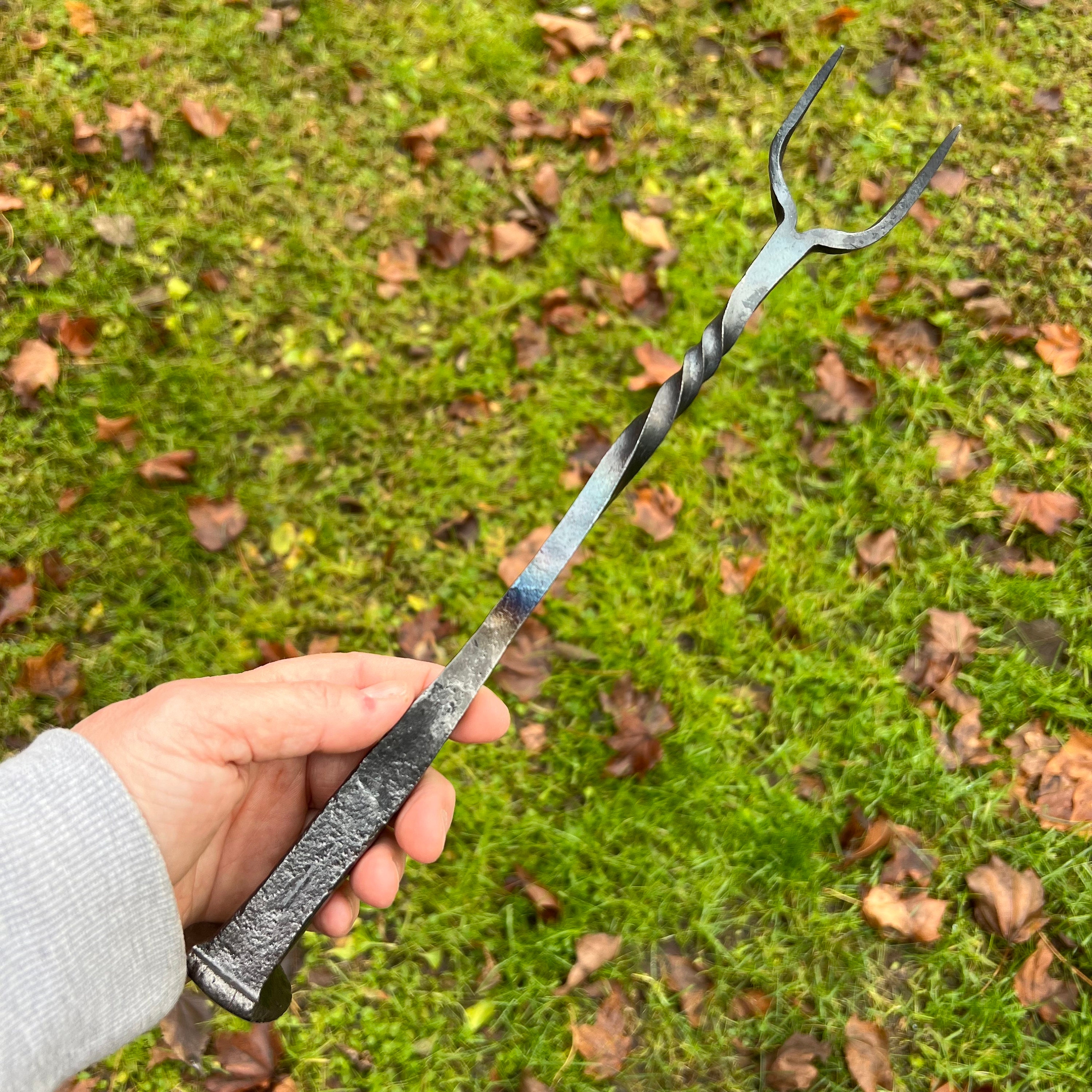 12” Rail Road Spike Grill Fork - Etsy