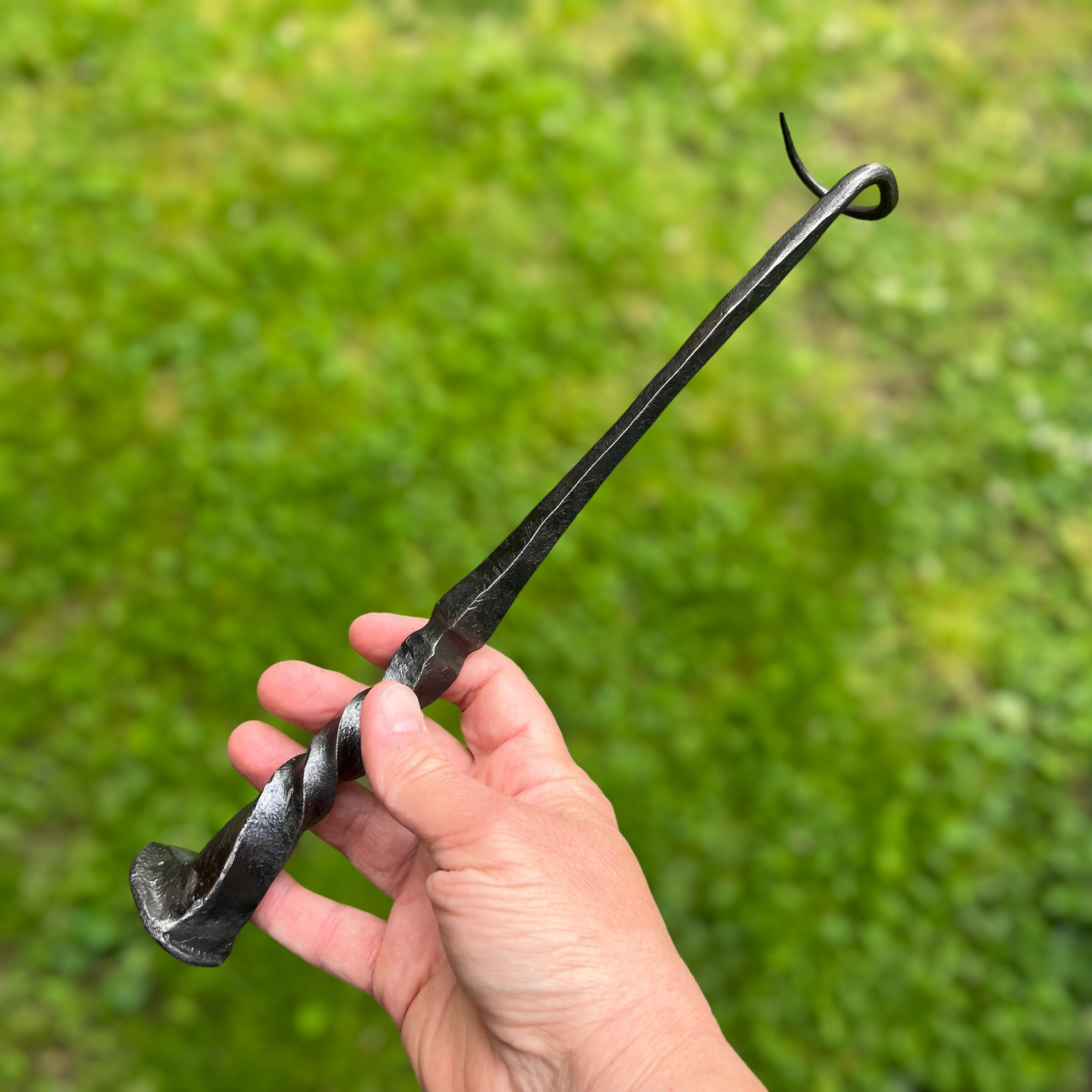 Meat Flipper - Rail Road Spike - Etsy