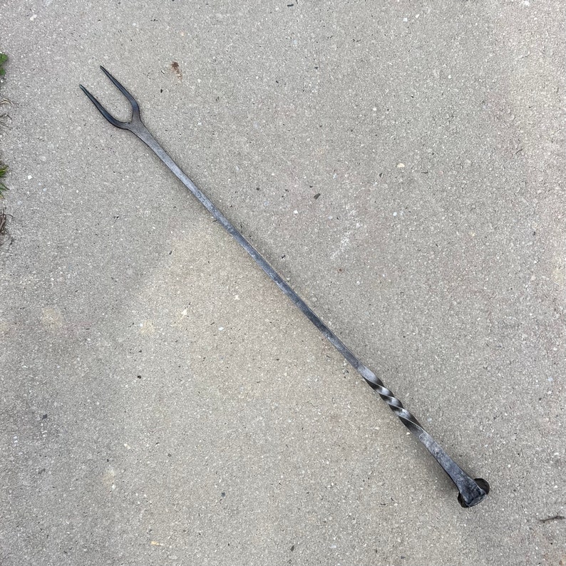 21” Rail Road Spike Campfire Fork - Etsy