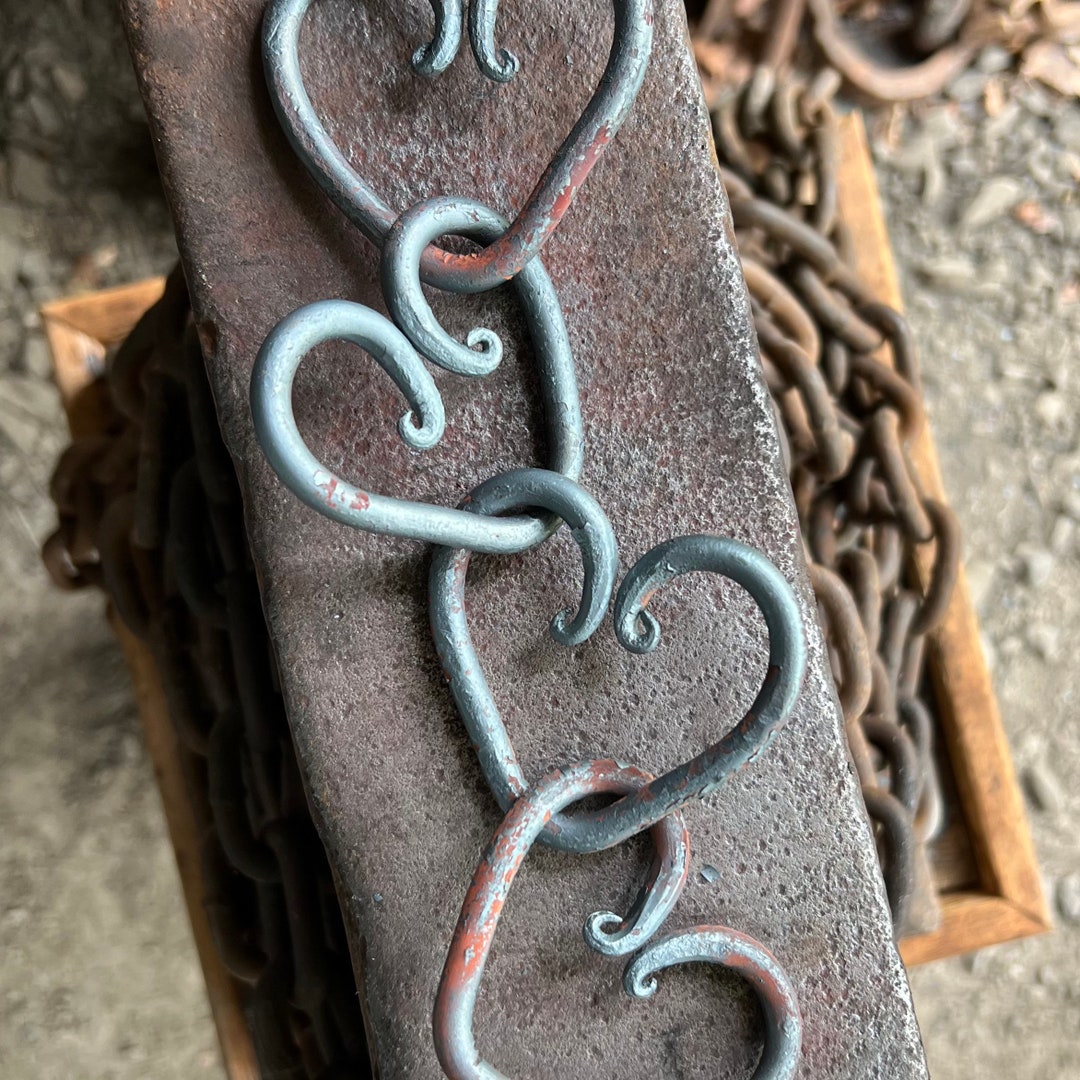 Heart Chain Links (each Link Sold Separately, Blackened When Ordered ...