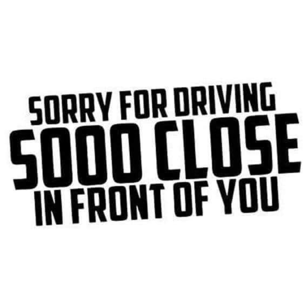 Funny Back Window Decal - Etsy