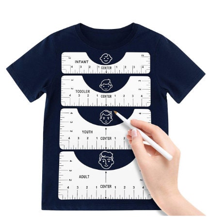 Printable Shirt Alignment Template - Etsy