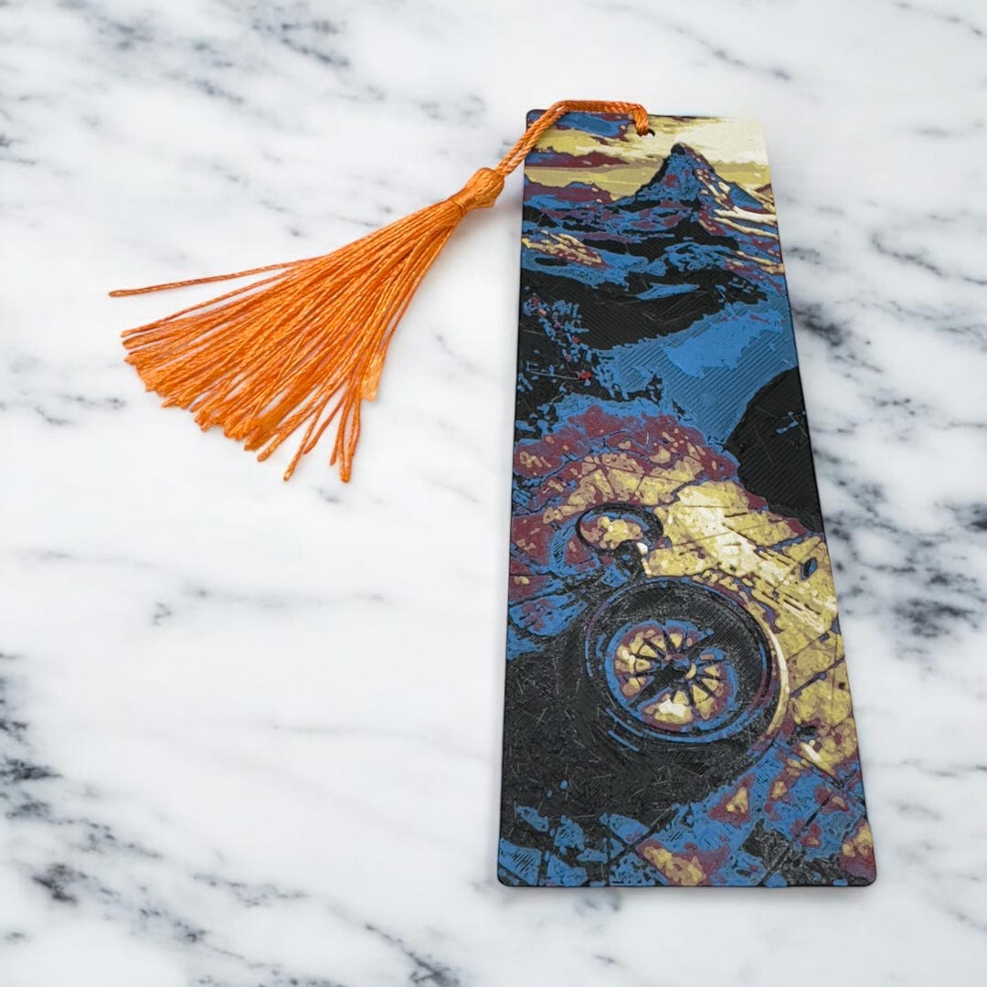 Adventure Awaits Bookmark - 3D Printed Travel-themed Gift | Wanderlust ...