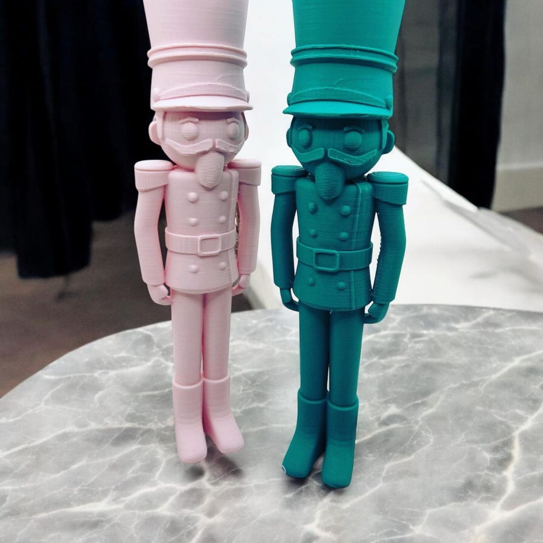 3D Printed Nutcracker: Whimsical Holiday Decor - Etsy