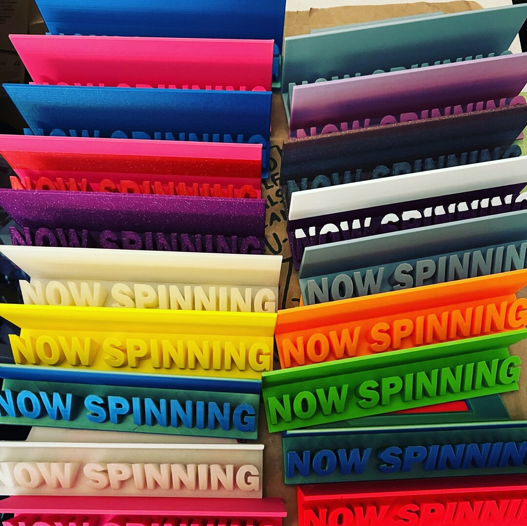Elevate Your Music Experience With the Now Spinning 3D Printed Vinyl ...