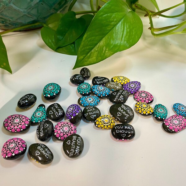 Affirmation Stones - Etsy