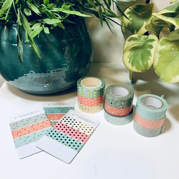 Polka Dot Washi - Etsy