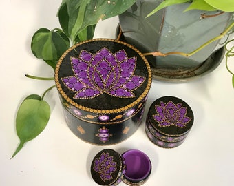 Lotus Trinket Box - Etsy