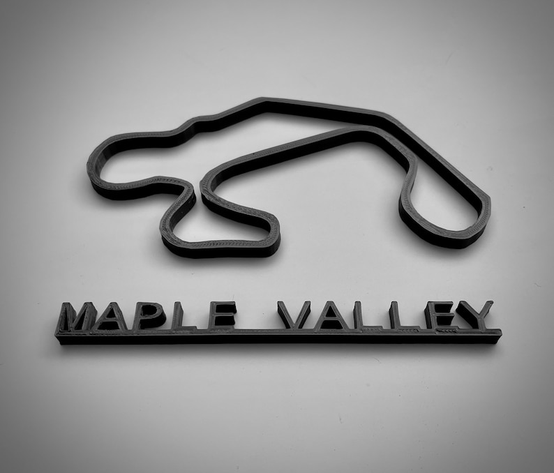 Custom F1 Circuit Wall Art Race Track Motorsport 3D Print - Etsy UK