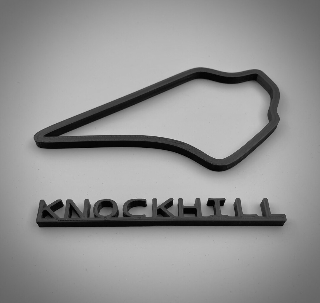 3D Knockhill Motorsport Circuit Wall Art 3D Print - Etsy
