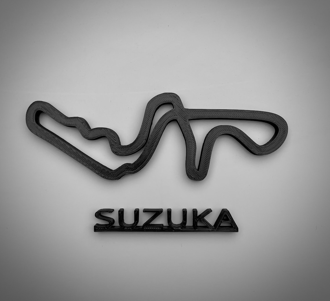 3D Suzuka japan F1 Grand Prix Motorsport Circuit Wall Art 3D Print ...