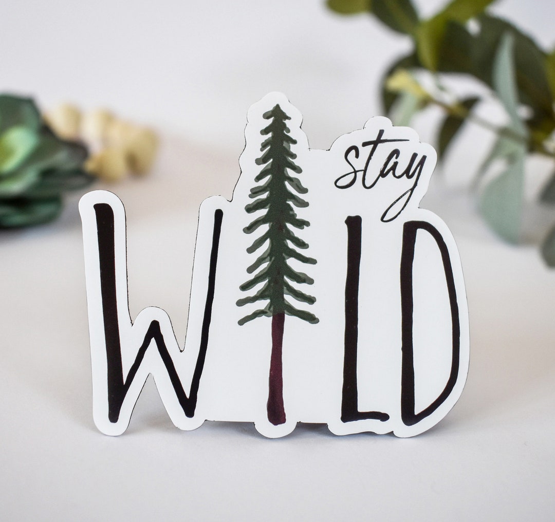 Stay Wild Magnet || Hiking Car Magnet Outdoor Nature Magnet Adventure ...