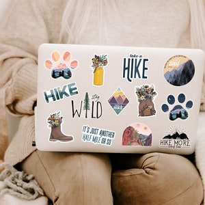 Stay Wild Clear Vinyl Sticker Hiking Sticker Outdoor Nature - Etsy