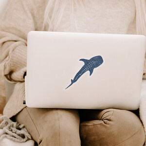 Whale Shark Clear Vinyl Sticker || Ocean Sticker Surf Sticker Summer ...