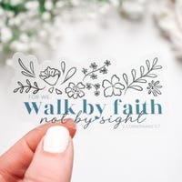 Walk by Faith Sticker - Etsy