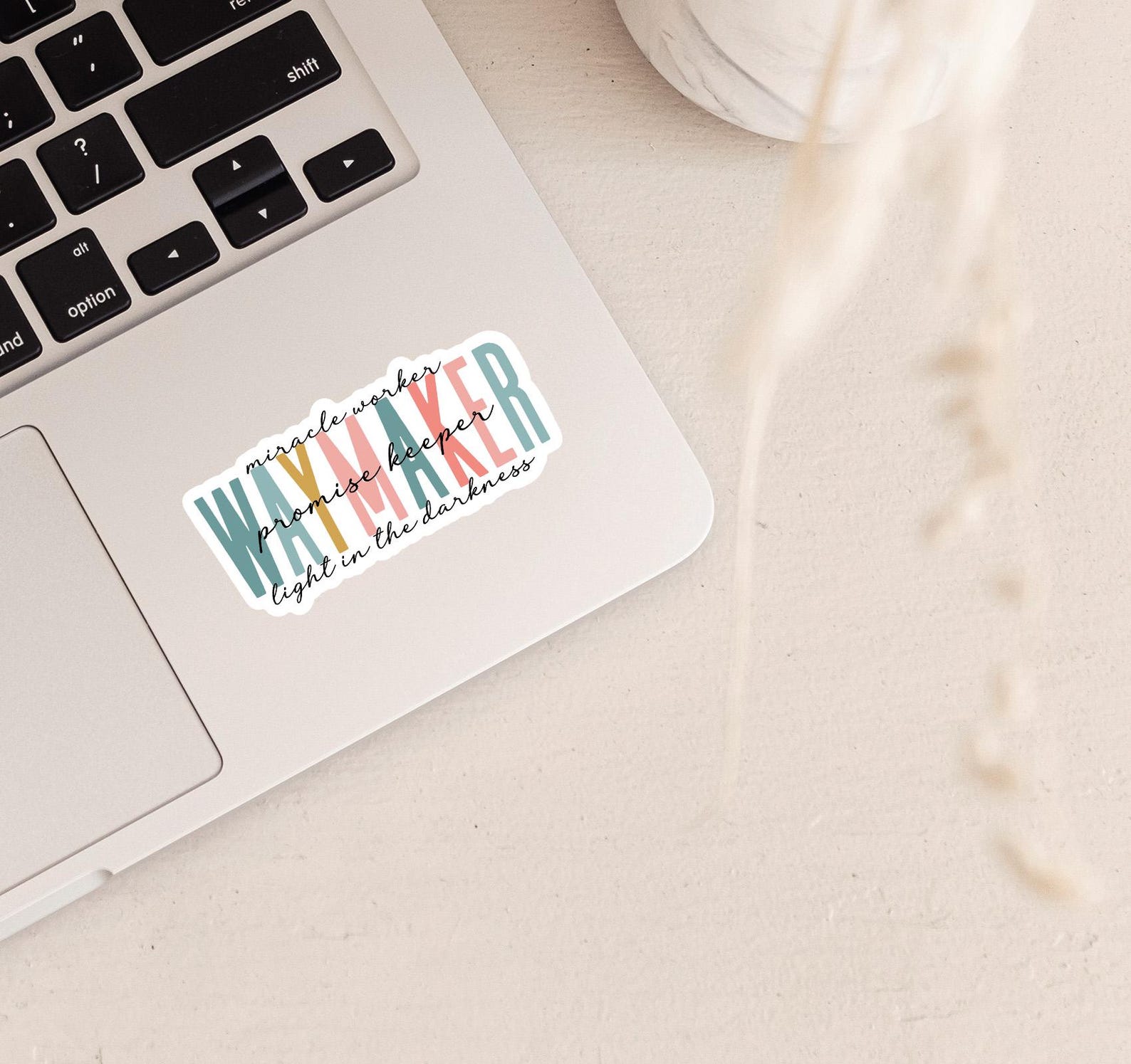 Waymaker Vinyl Sticker || Way Maker Christian Stickers Christian Car ...