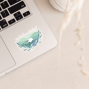 The Lord is My Shepherd, Psalm 23 Clear Vinyl Sticker || Christian ...