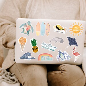 Hawaiian Humu Fish Vinyl Sticker || Ocean Stickers Surf Sticker Summer ...