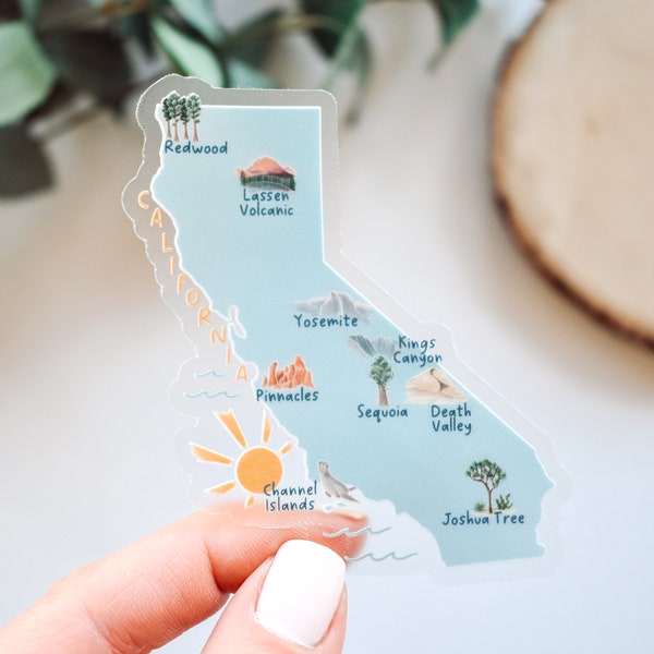 California Adventure Stickers - Etsy