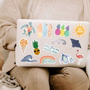 Vitamin Sea Vinyl Sticker || Ocean Stickers Surf Sticker Summer Decor ...