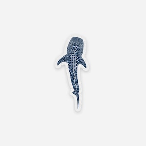 Whale Shark Clear Vinyl Sticker || Ocean Sticker Surf Sticker Summer ...