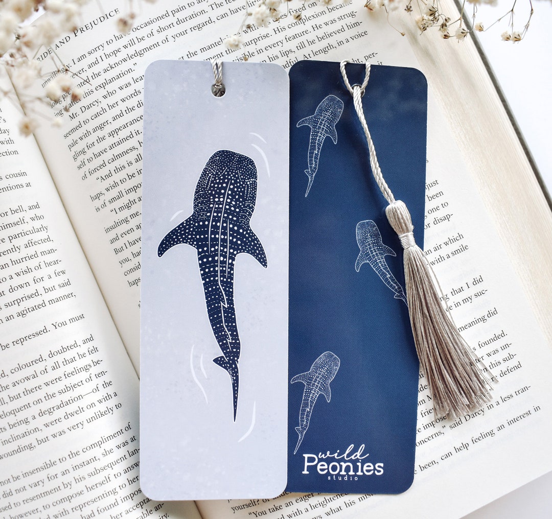 Whale Shark Bookmark || Bookmark for Women for Men Gifts for Book ...