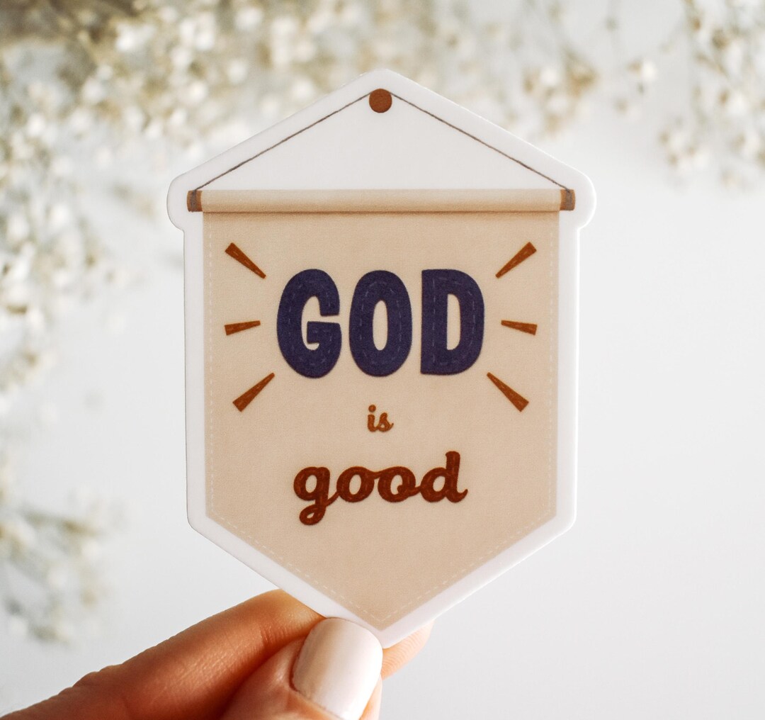 God is Good Vinyl Sticker || Christian Stickers Christian Car Decal ...