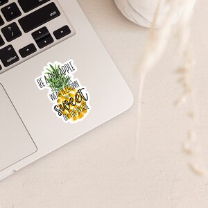 Be A Pineapple Vinyl Sticker || Ocean Stickers Surf Sticker Summer ...