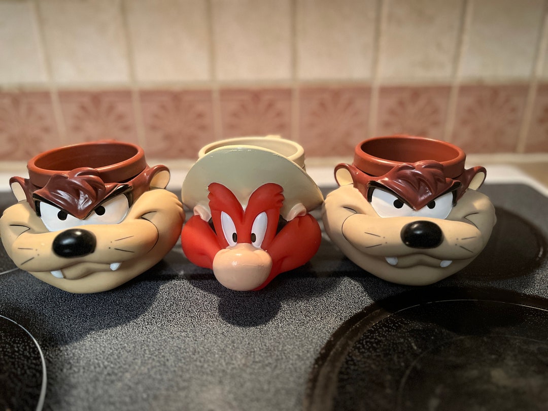 Looney Tunes Cups, Nostalgic,cartoon Character Cups, Vintage Drinware ...