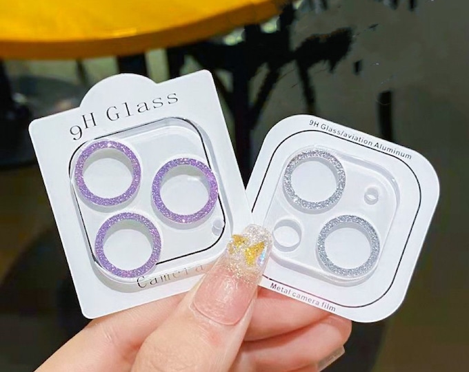 IPhone 14 13 12 Camera Lens Protector, Bling Camera Lens Cover Sticker ...