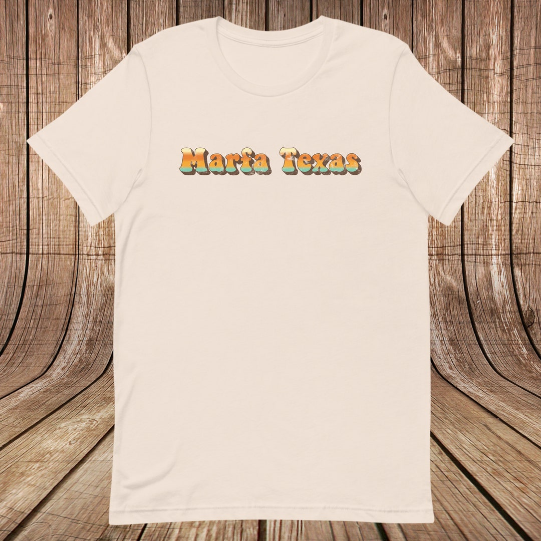 VINTAGE STYLE · Marfa Texas · Art T-shirt | Vintage Print | Retro Tee ...