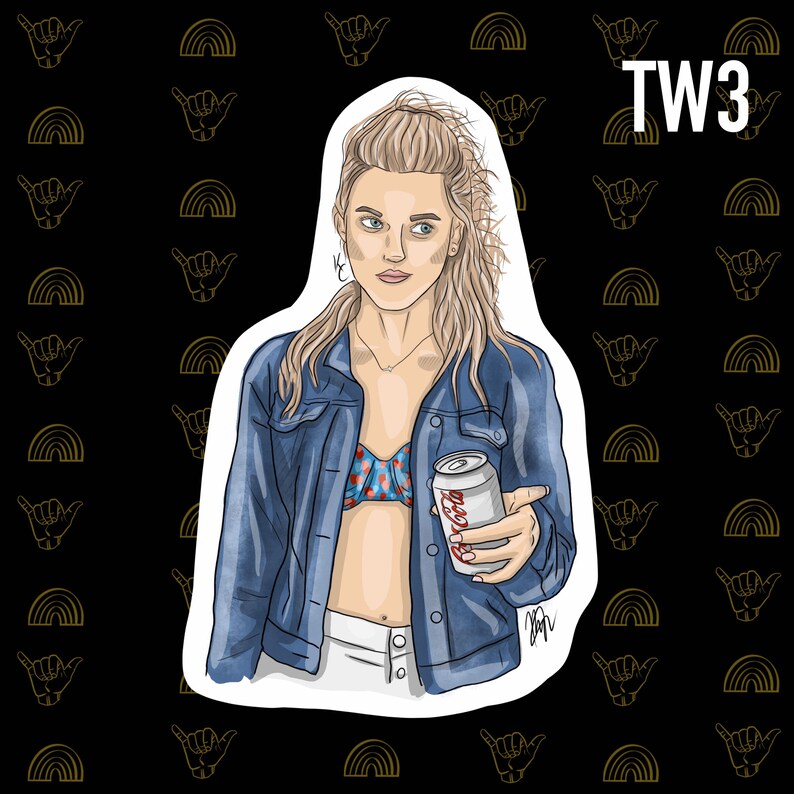 TONI AND SHELBY the Wilds 5 Pack Hand Drawn Stickers - Etsy