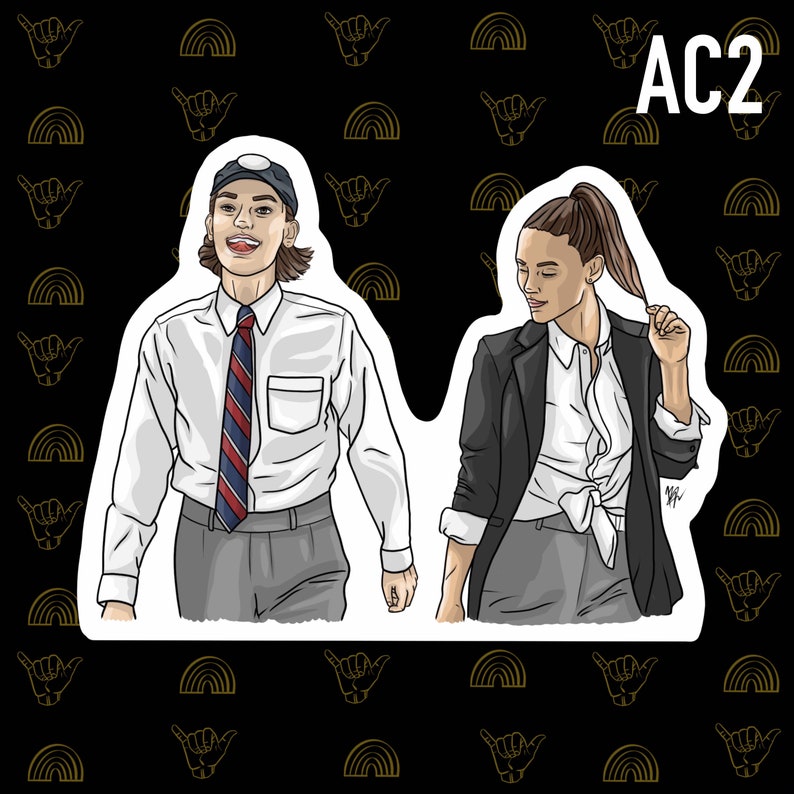 CASEY & IZZIE atypical 5 Pack Hand Drawn Stickers - Etsy UK