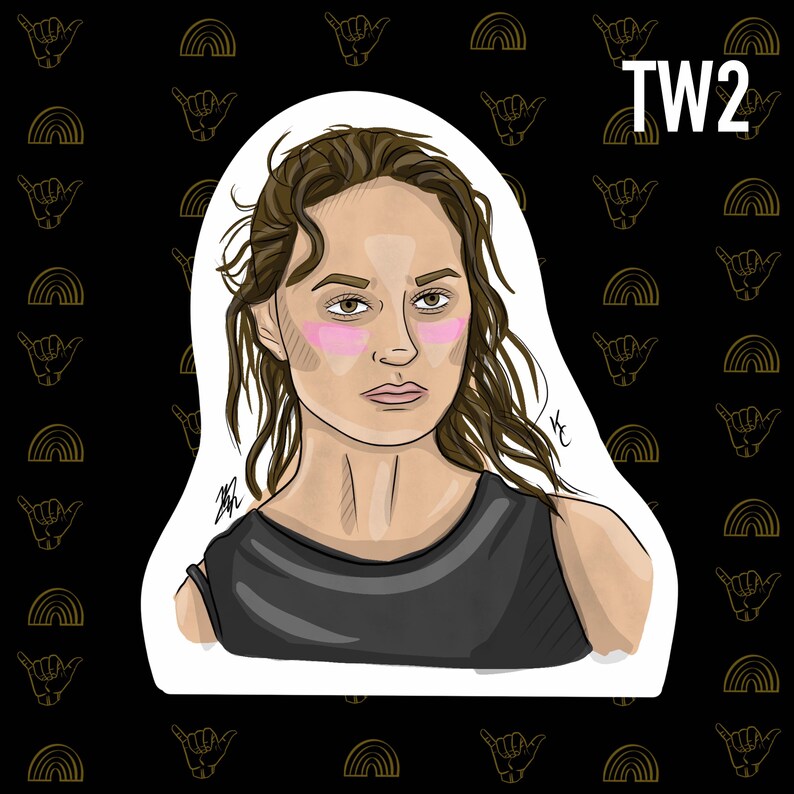 TONI AND SHELBY the Wilds 5 Pack Hand Drawn Stickers - Etsy