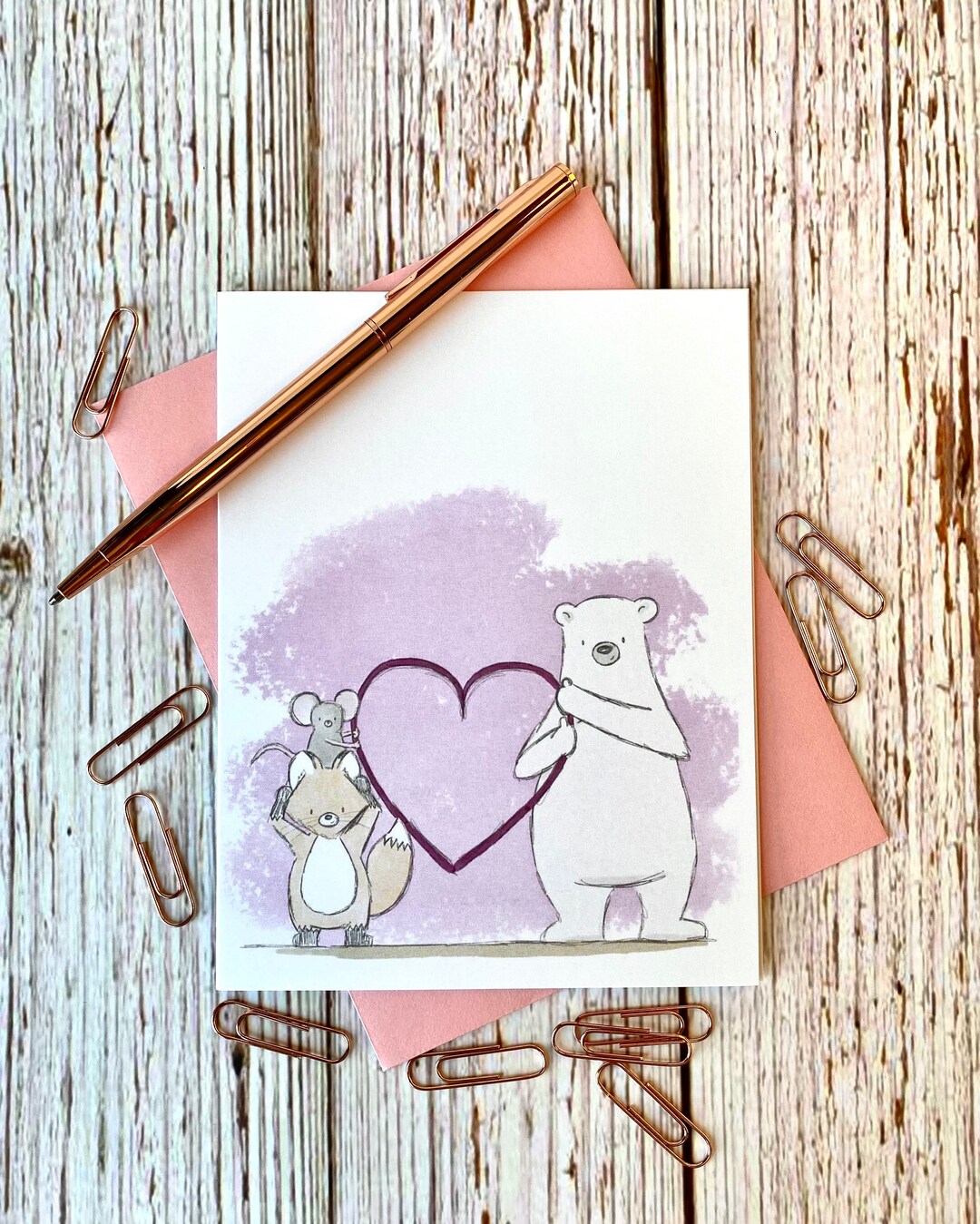 Greeting Card: "just Sending Some Love" - Etsy