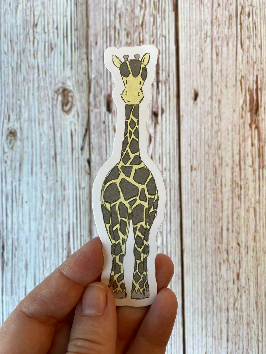Vinyl Giraffe Sticker/laptop Decal/water Bottle Sticker - Etsy