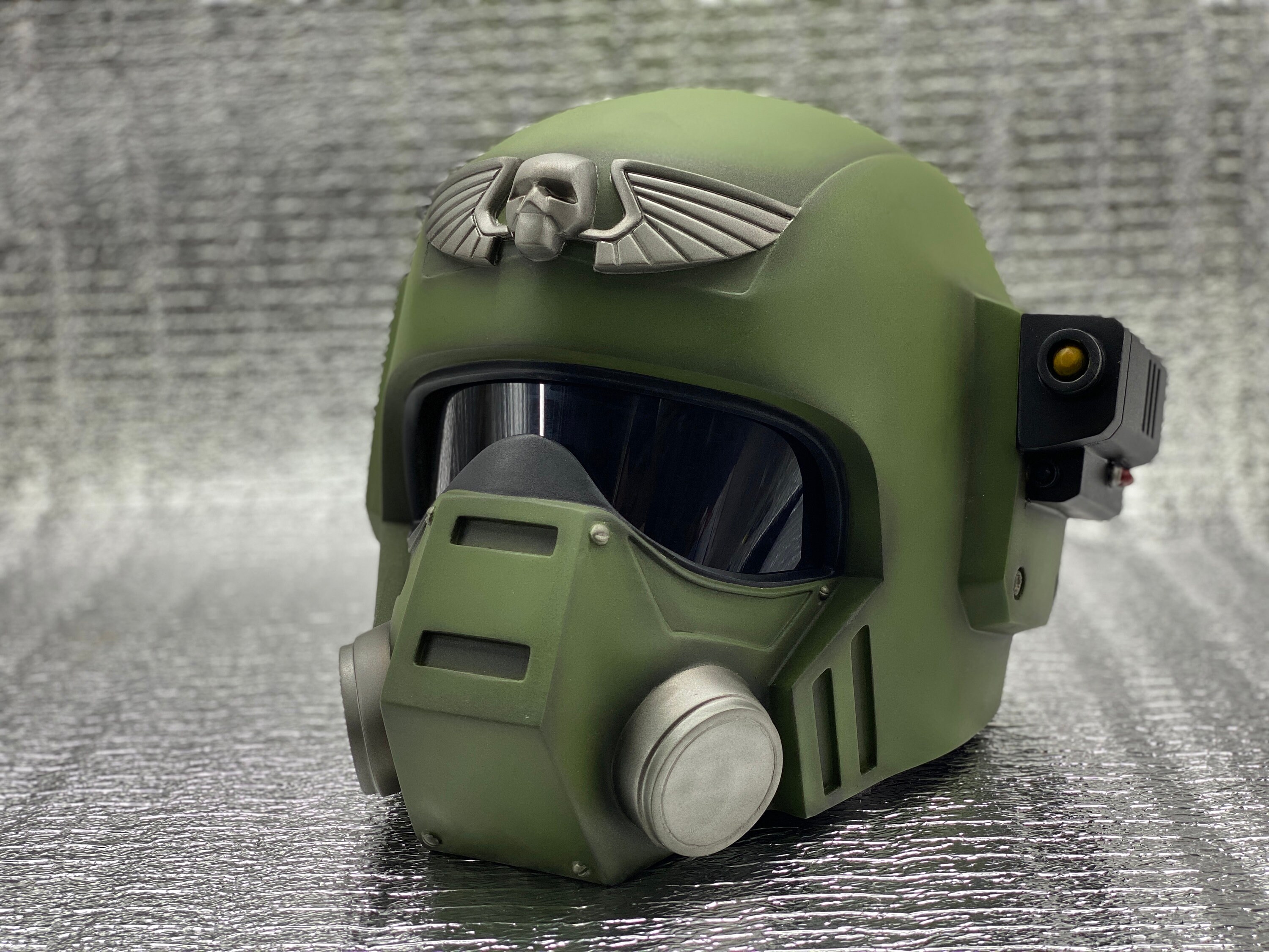 Kasrkin helmet Warhammer 40000 RawCosplayAirsoft | Etsy