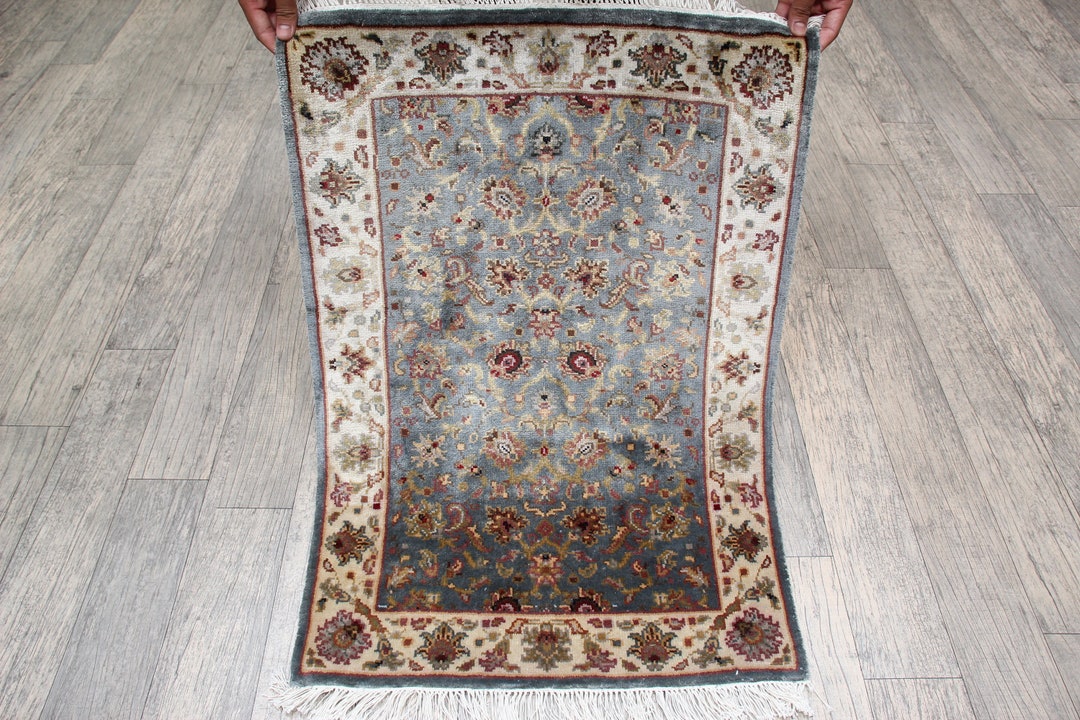 2x3 Handknotted Silk Rug,persian Handmade Silk Carpet, Decor Rug ...