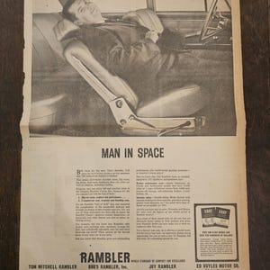 Vintage Newspaper Ephemera - Bundle of Early 1960s Newspaper Car ...